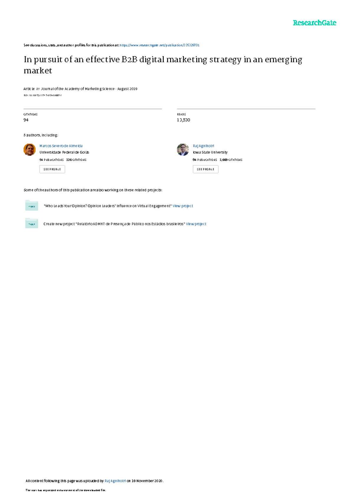 Digital marketing strategy in an emerging market - See discussions ...