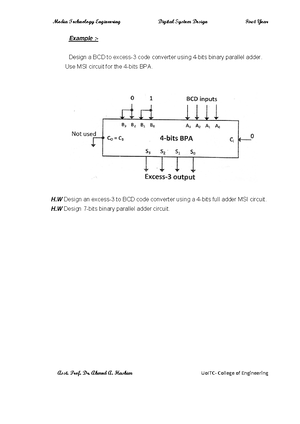 Lecture 55 - Example :- Design a BCD to excess-3 code converter using 4 ...