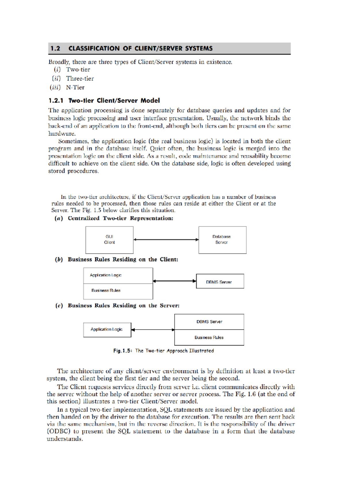 Csa m2 - csa - Three-tier Client/Server Model To avoid embedding the ...