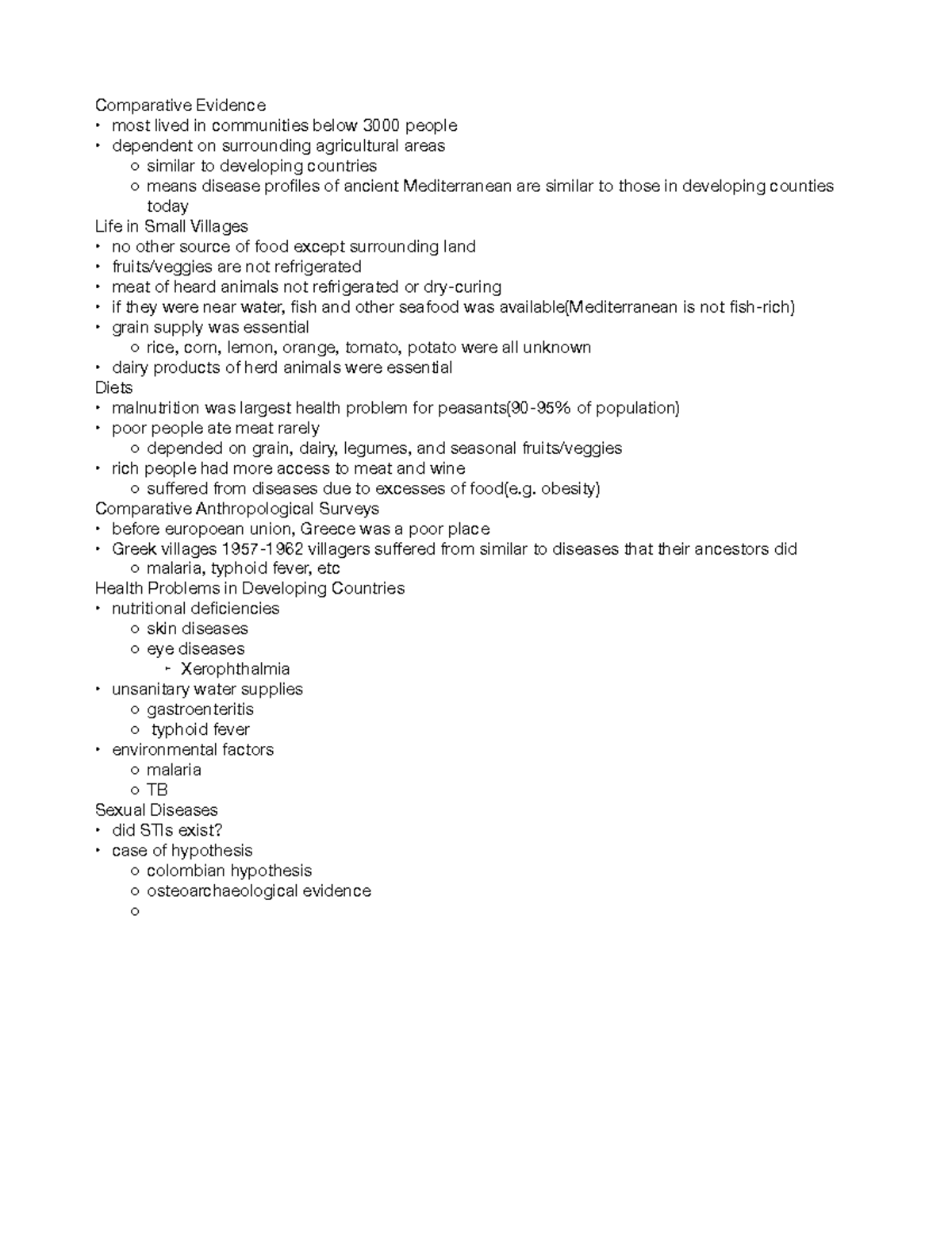 Module 2 Lecture 2 Comparative Evidence(Quiz 3) - Comparative Evidence ...