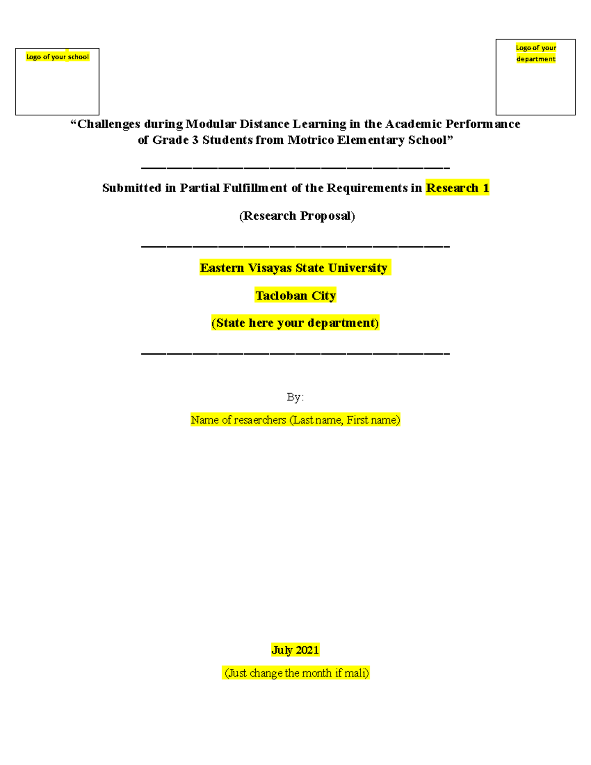 “challenges During Modular Distance Learning In The Academic