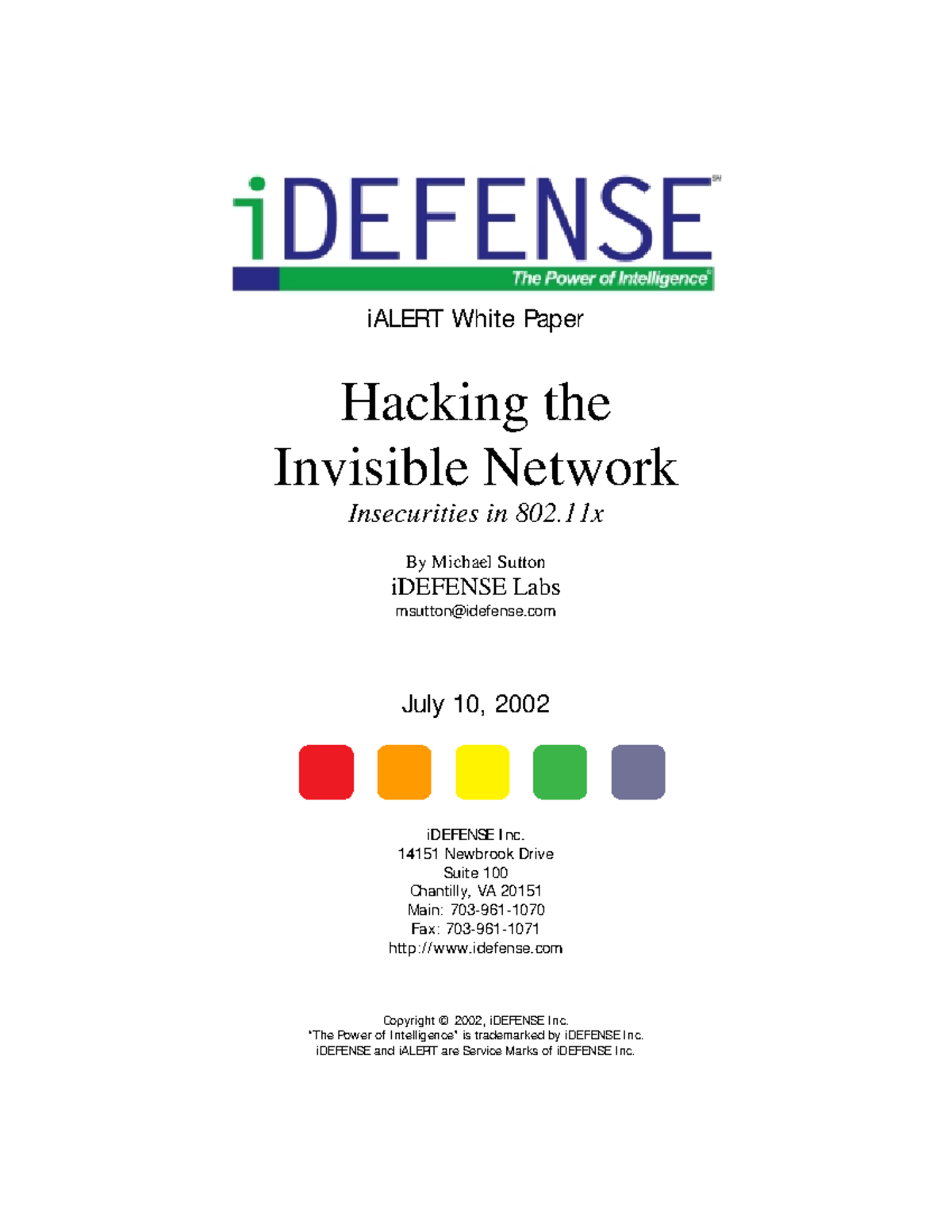 (ebooks) Wireless Hacking - The Invisible Network - Page 1 of 35 ...