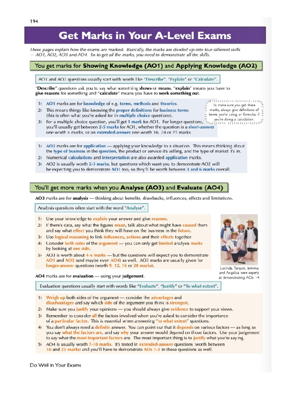 How to get marks in A level exams - Studocu