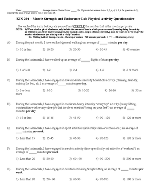 Lab 2-Activity - Lab - Metabolic Calculations Assignment Questions are ...