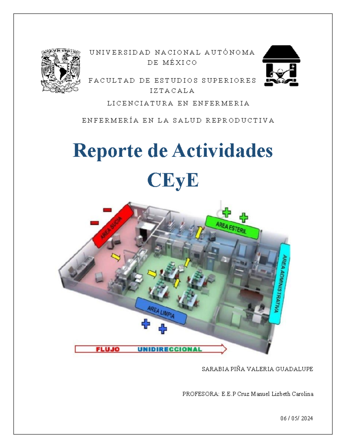 Ceye reporte de actividades - U N I V E R S I D A D N A C I O N A L A U ...