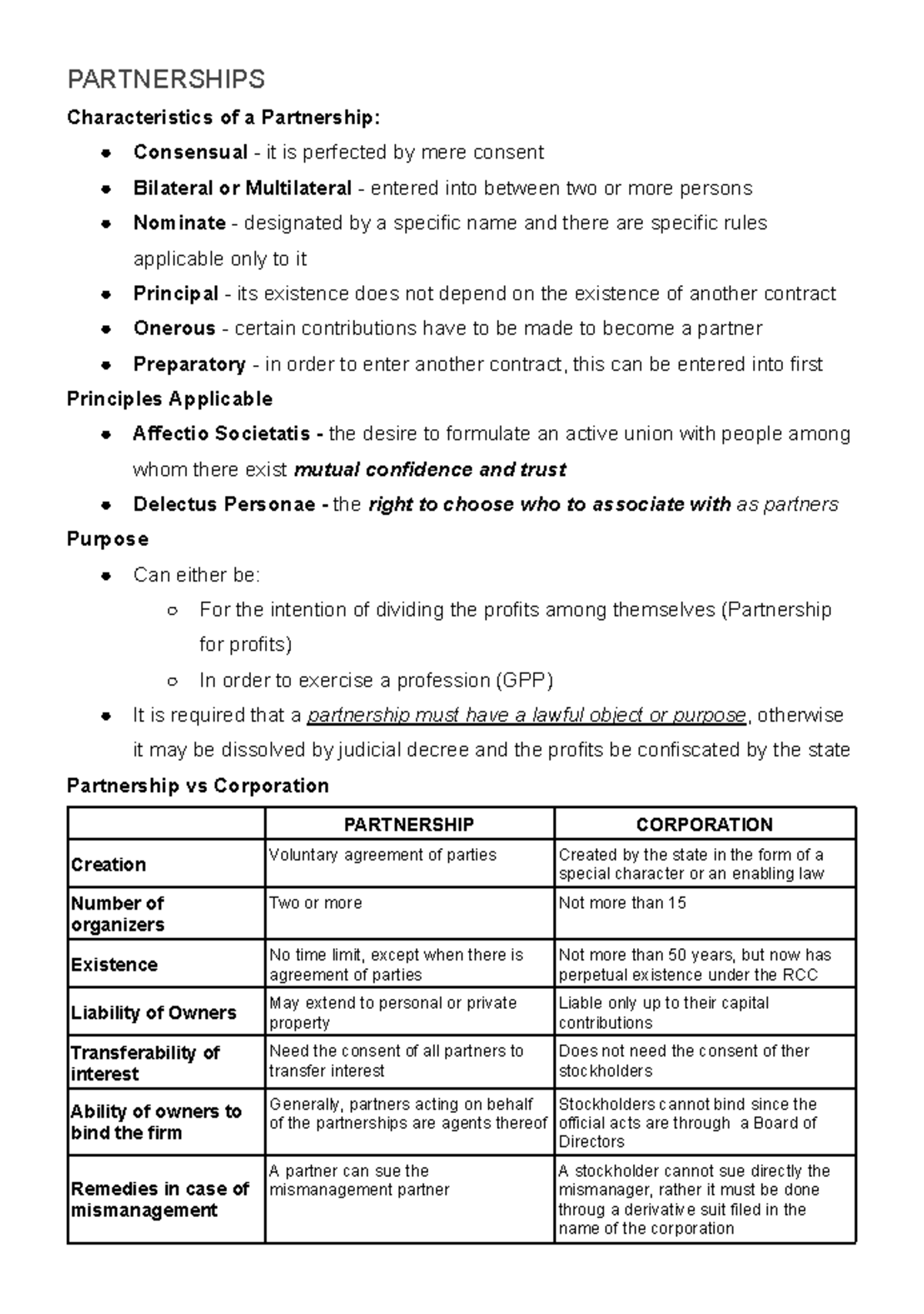Regulatory Framework on Business Transactions - Law on Partnerships ...