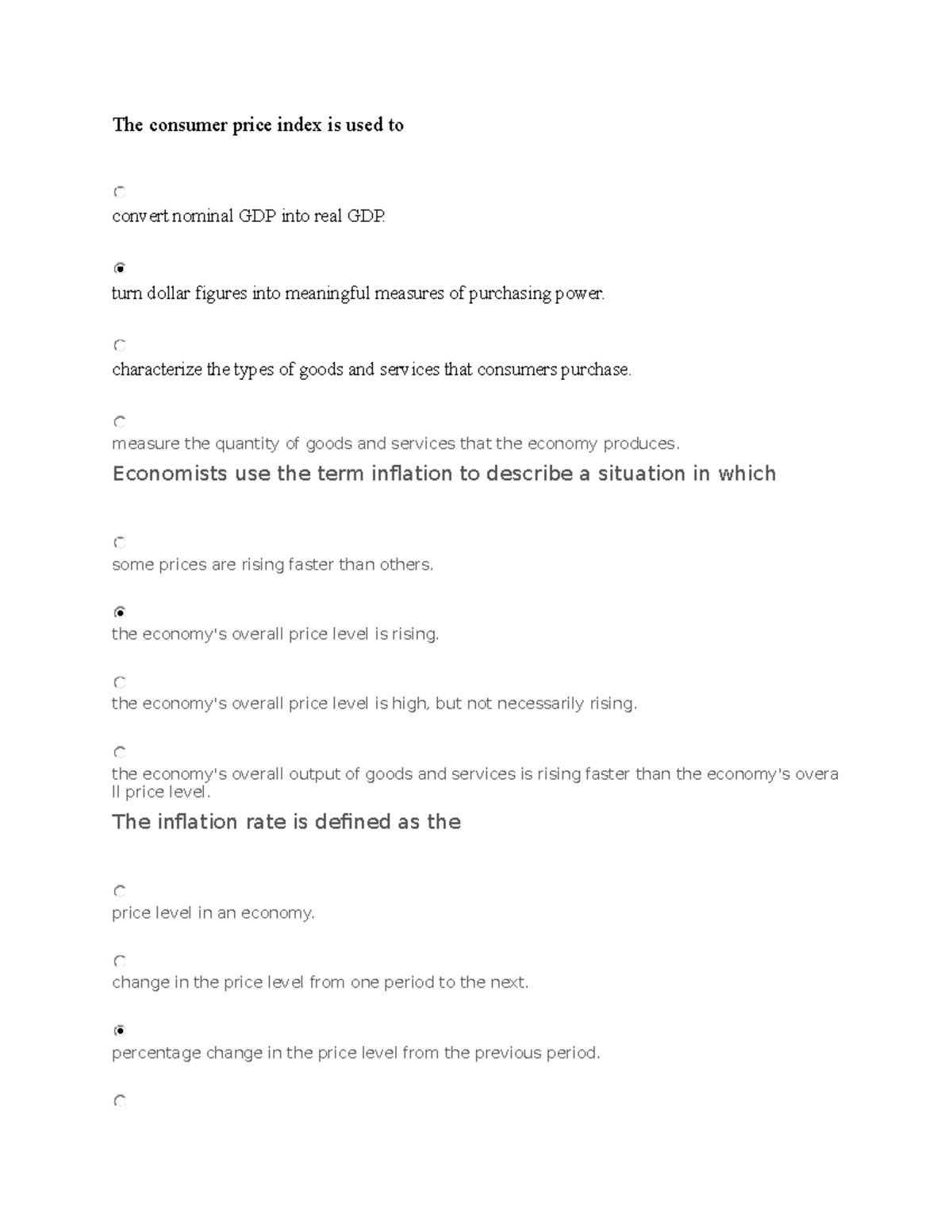 Chapter 24 - Nguyen Xuan Lam - The consumer price index is used to ...