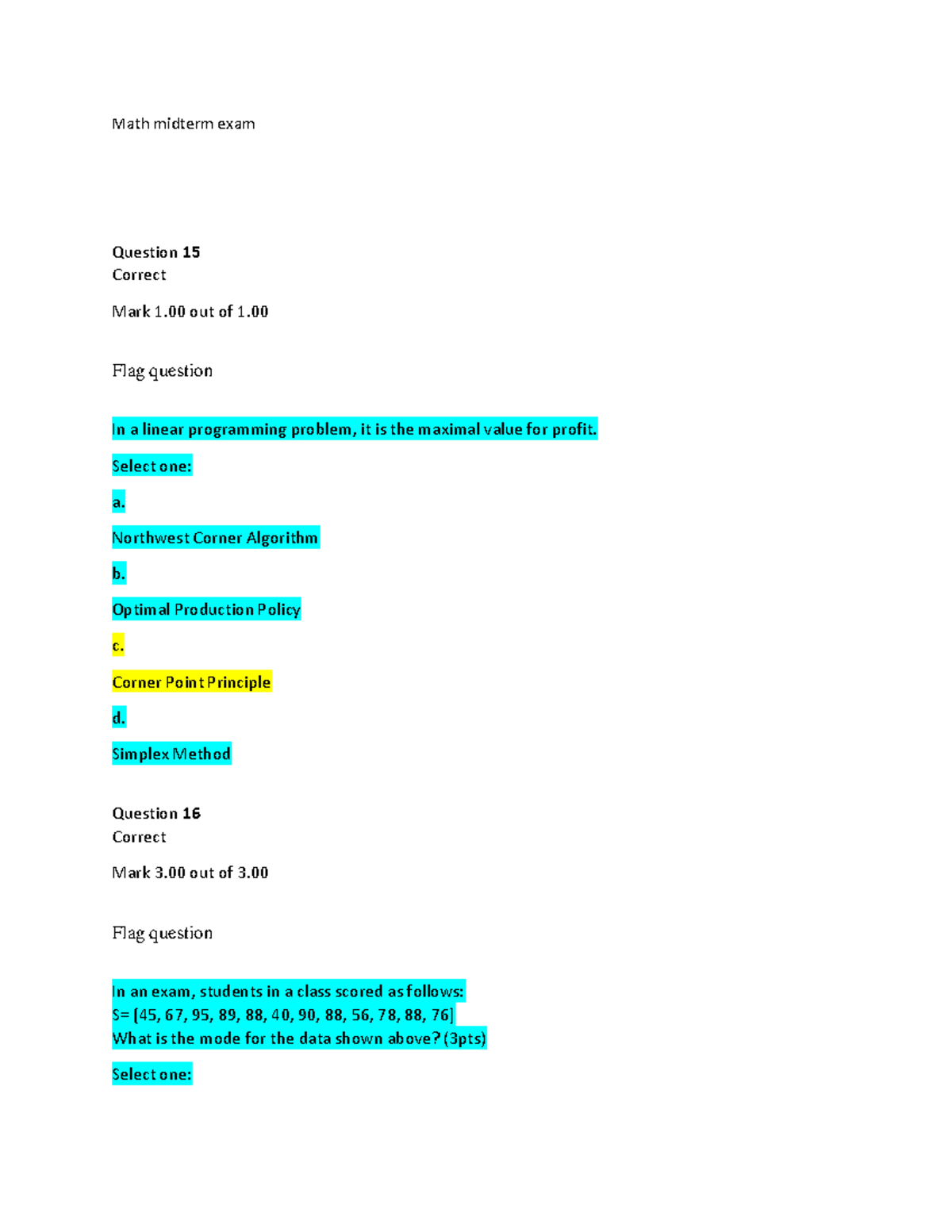 Mathematics in the Modern World Midterm - Computer Science - Studocu