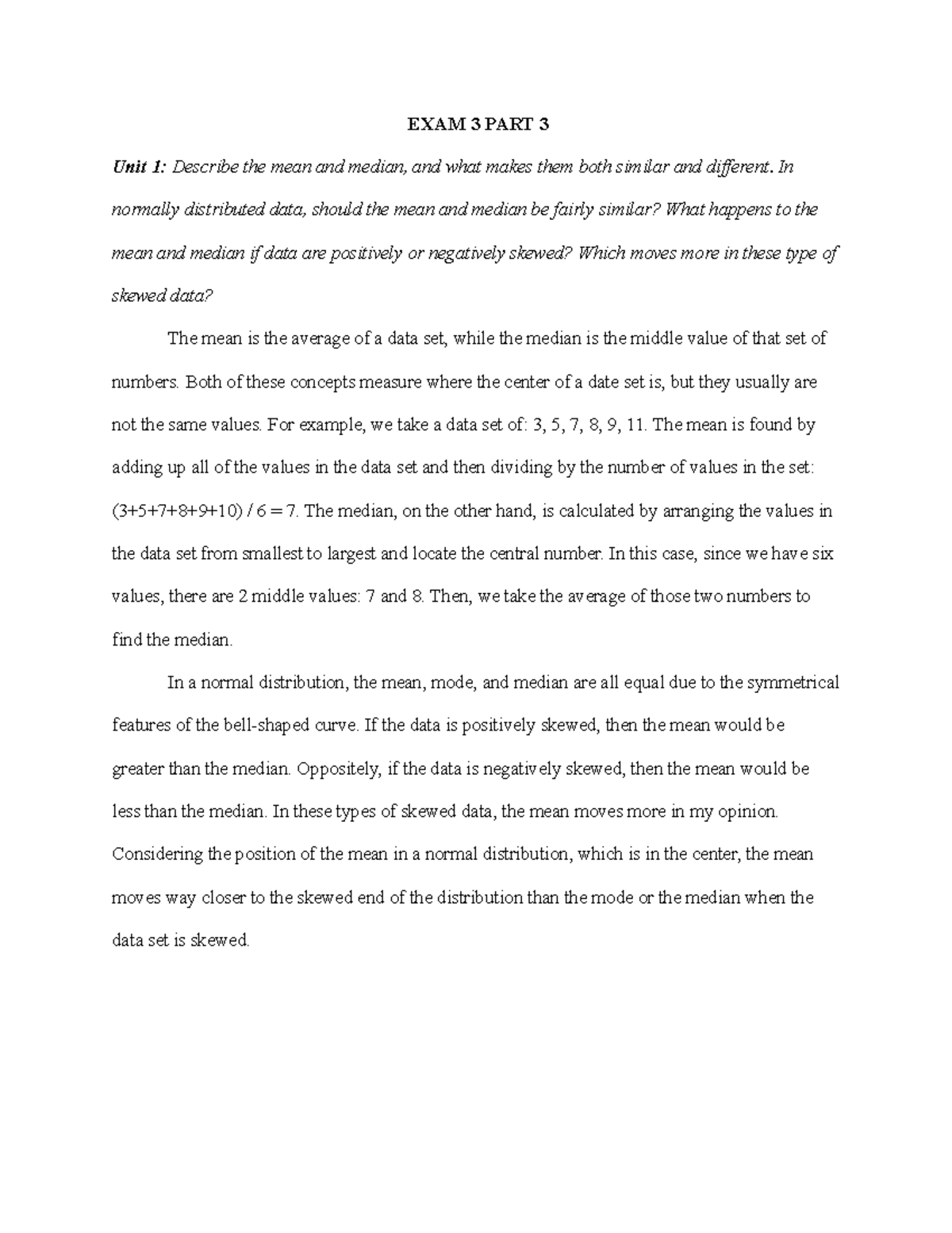 Exam 3 Part 3 Exam 3 Written Answers EXAM 3 PART 3 Unit 1 Describe exam-3-part-3-exam-3-written-answers-exam-3-part-3-unit-1-describe