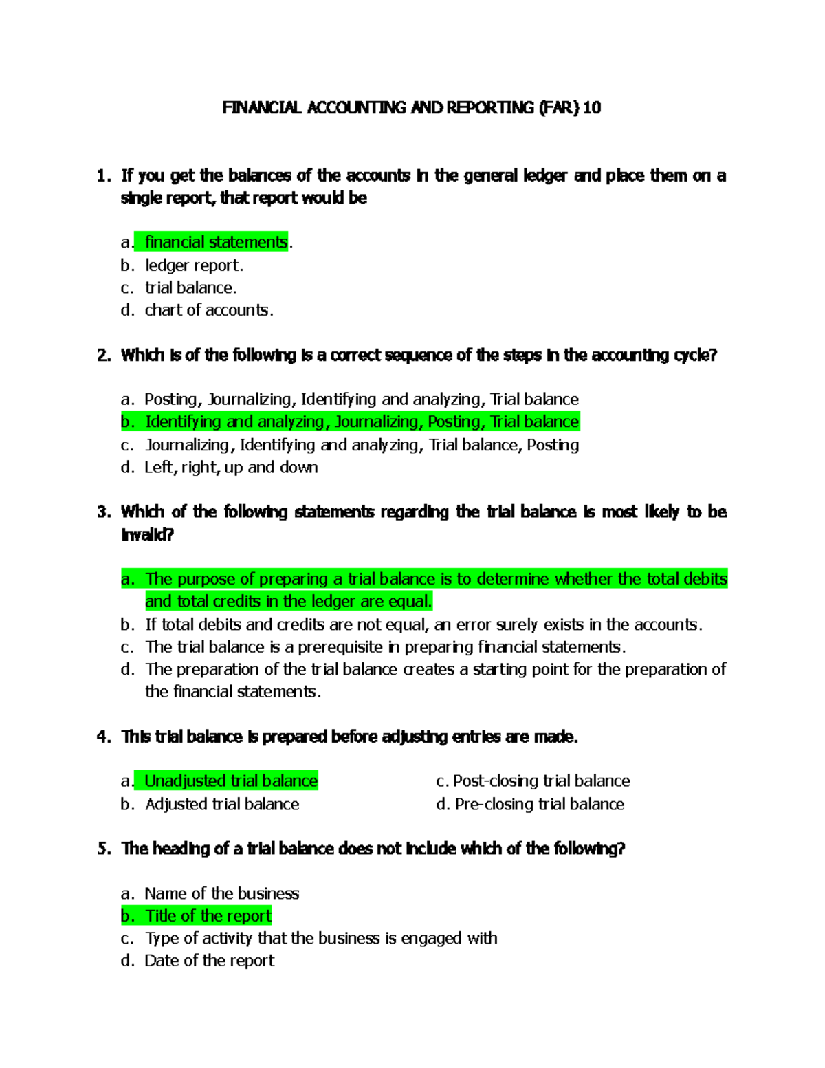 Financial Accounting AND Reporting 10 - FINANCIAL ACCOUNTING AND ...