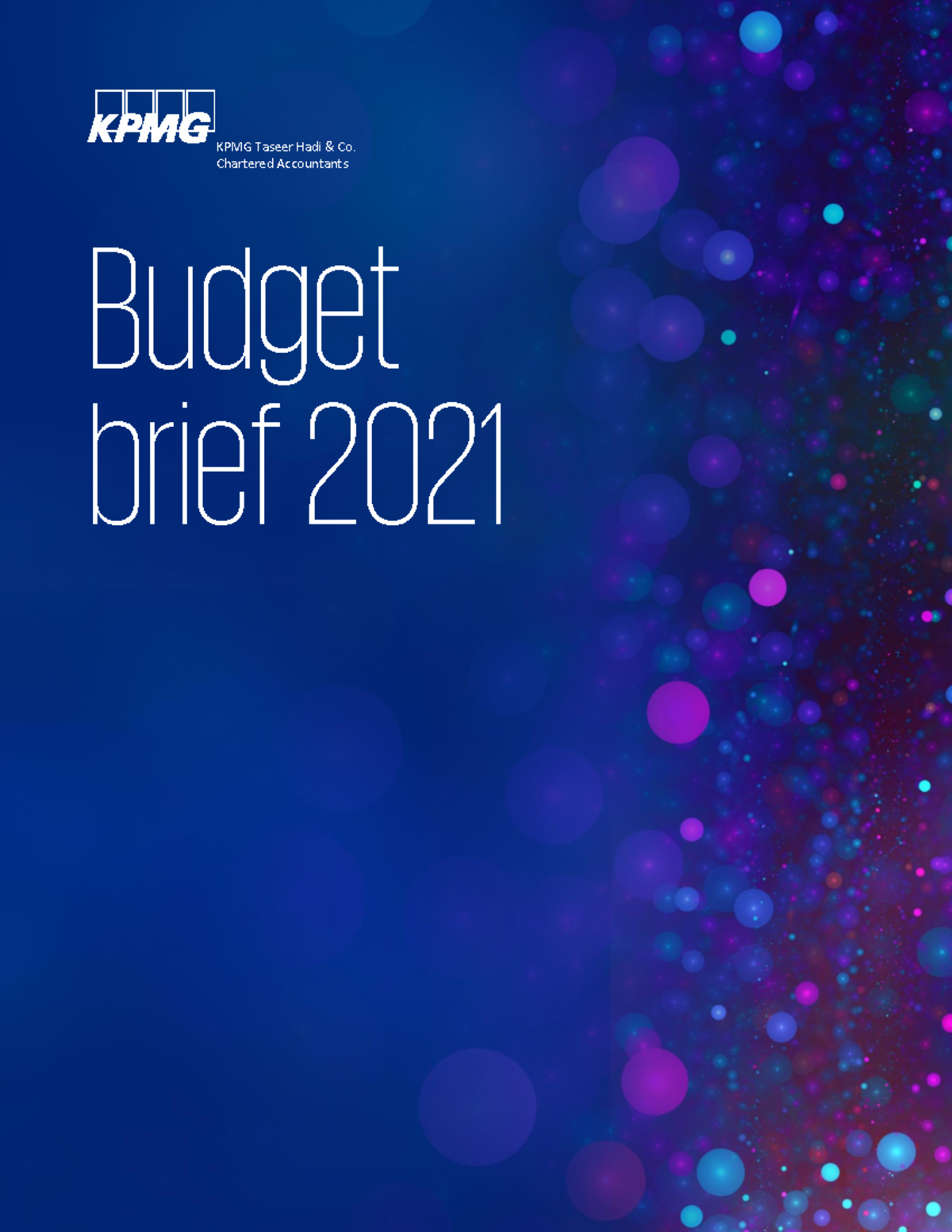 Budget Brief 2021 22 - Budget brief 2021 KPMG Taseer Hadi & Co ...