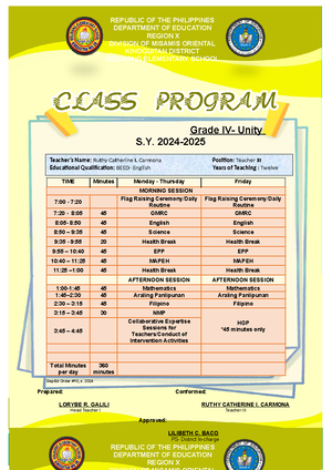 Demo-lesson-plan- Sugbongcogon Curriculum Matatag - DEMONSTRATION TEACHING – DISTRICT LEVEL ...