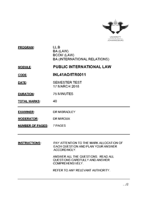 Sem 1 Test 1 - Memo (Student Version) - MEMO NOTE THIS MEMO IS A ...