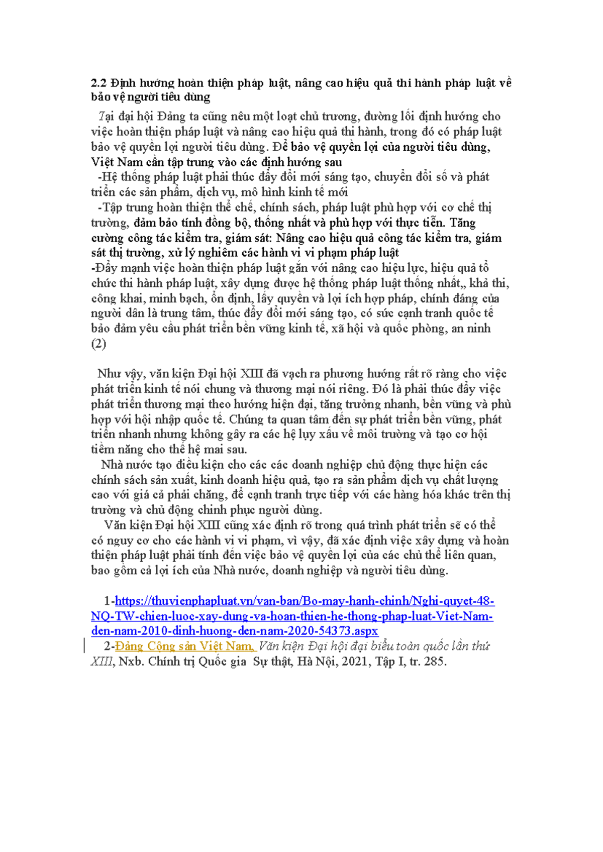 2 - dsdsf - 2 Định hướng hoàn thiện pháp luật, nâng cao hiệu quả thi ...