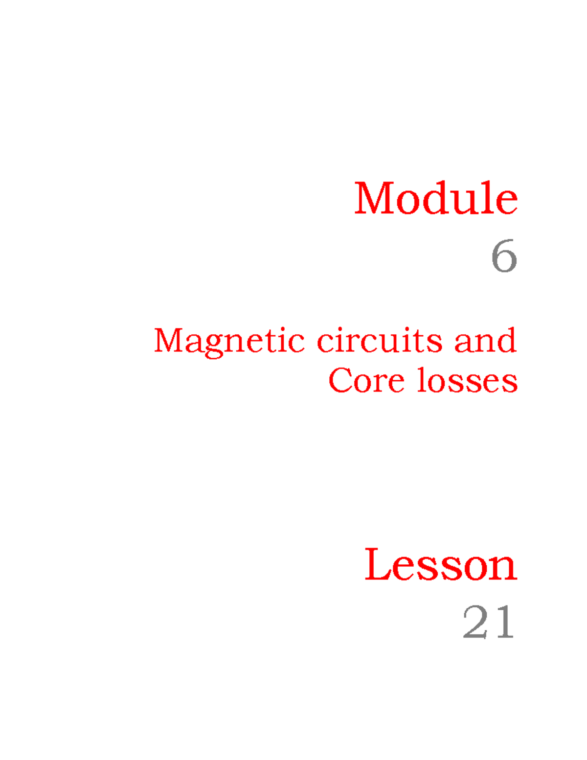 Electrical Engineering Engineering Basic Electrical Technology Magnetic