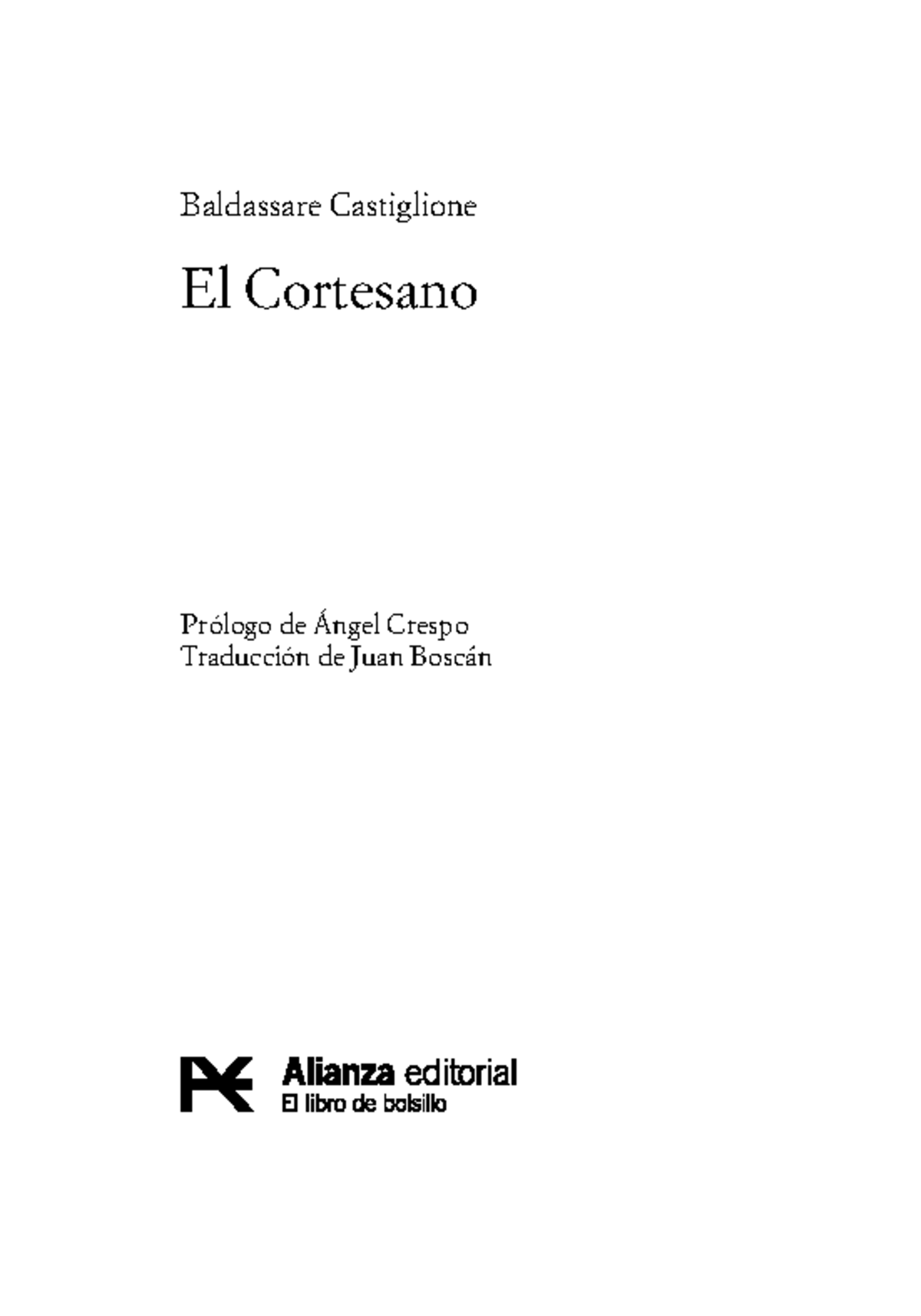 El-cortesano - Prueba - Baldassare Castiglione El Cortesano Prólogo de ...