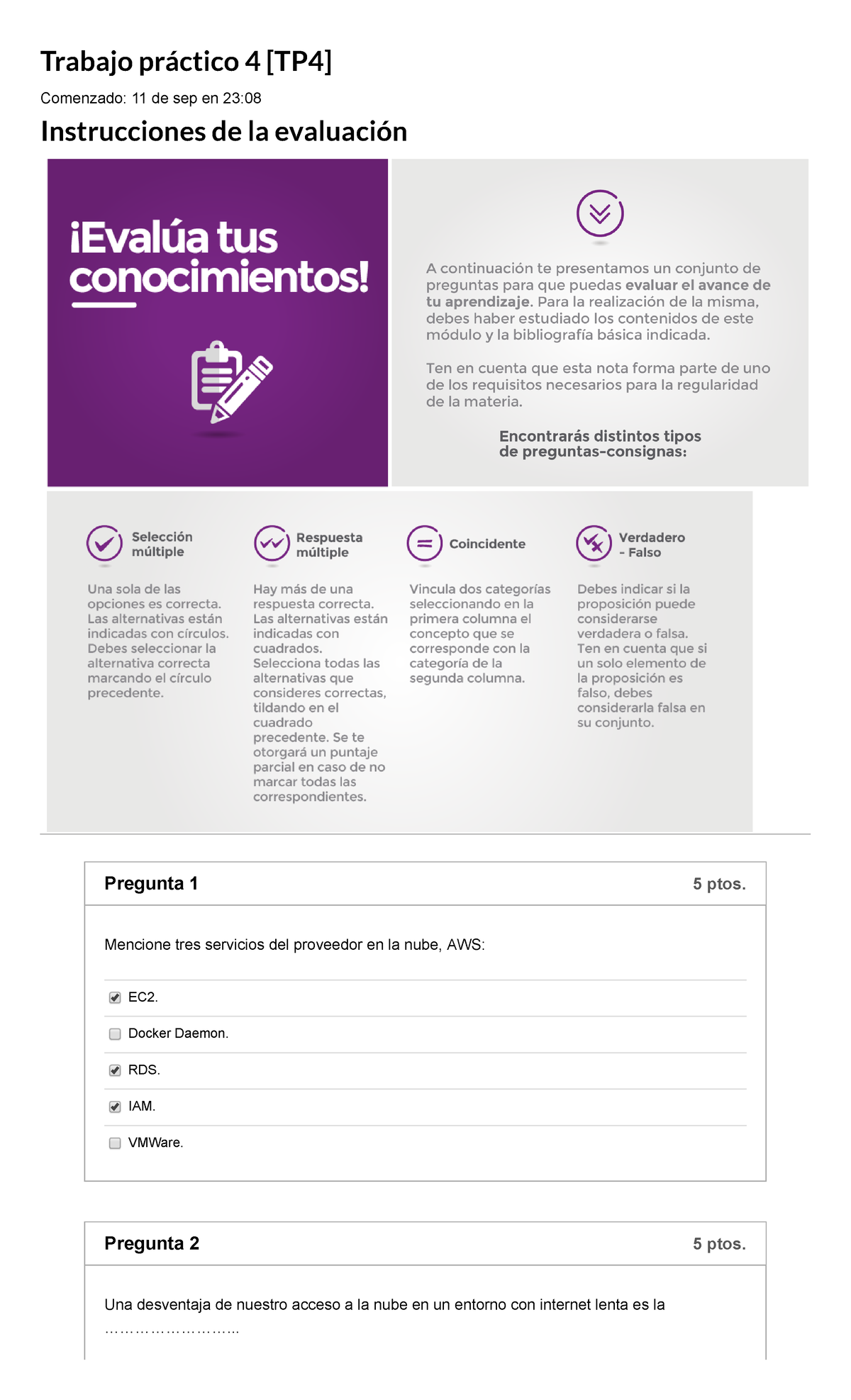 Sistemas Operativos Avanzados TP4 83,33 - Trabajo práctico 4 [TP4] Comenzado: 11 de sep en 23 ...