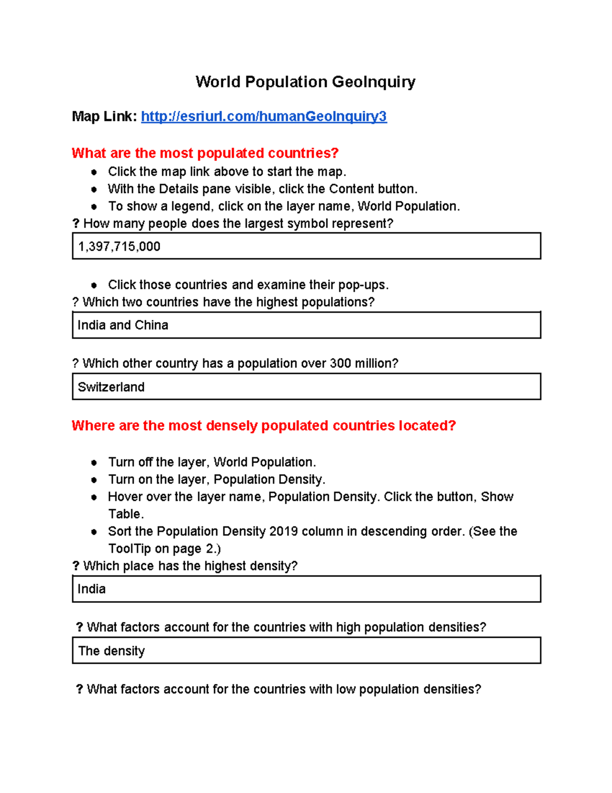 Nikole Diaz-Rosa - World Population Geo Inquiry (Student) - World ...