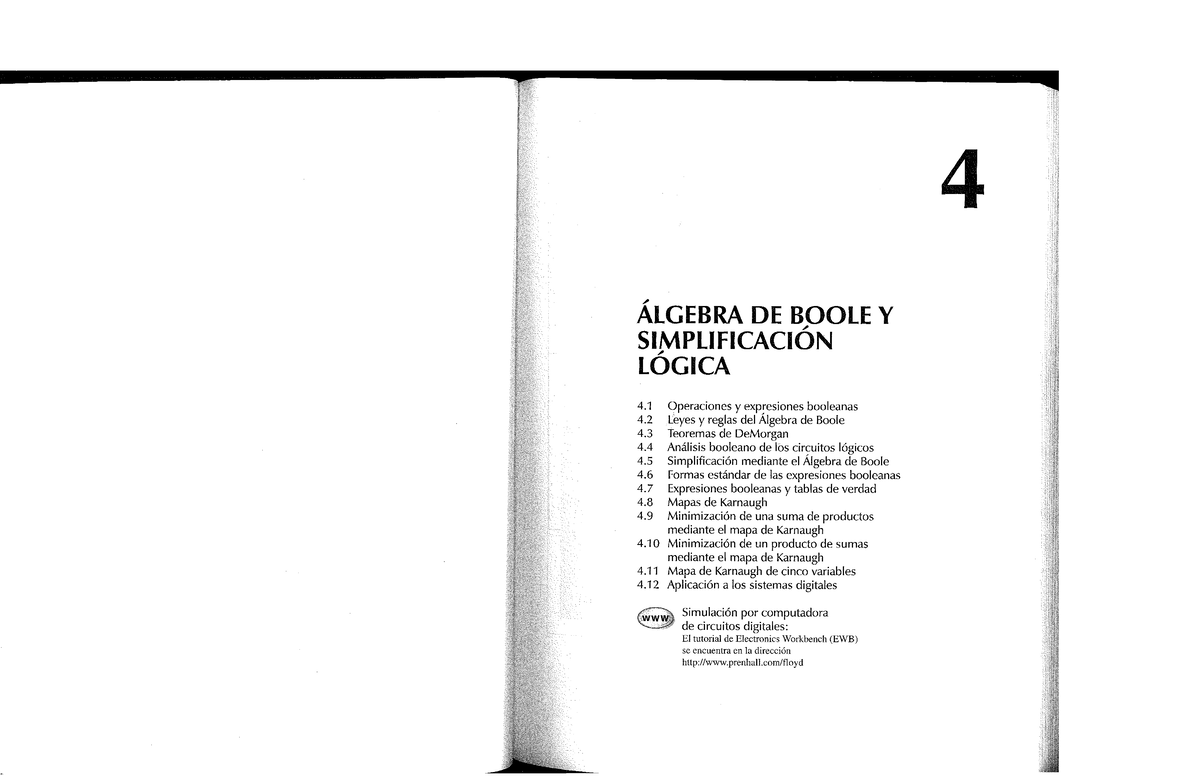 Floyd Capitulo 4 - Operaciones y expresiones booleanas 4. Leyes y ...