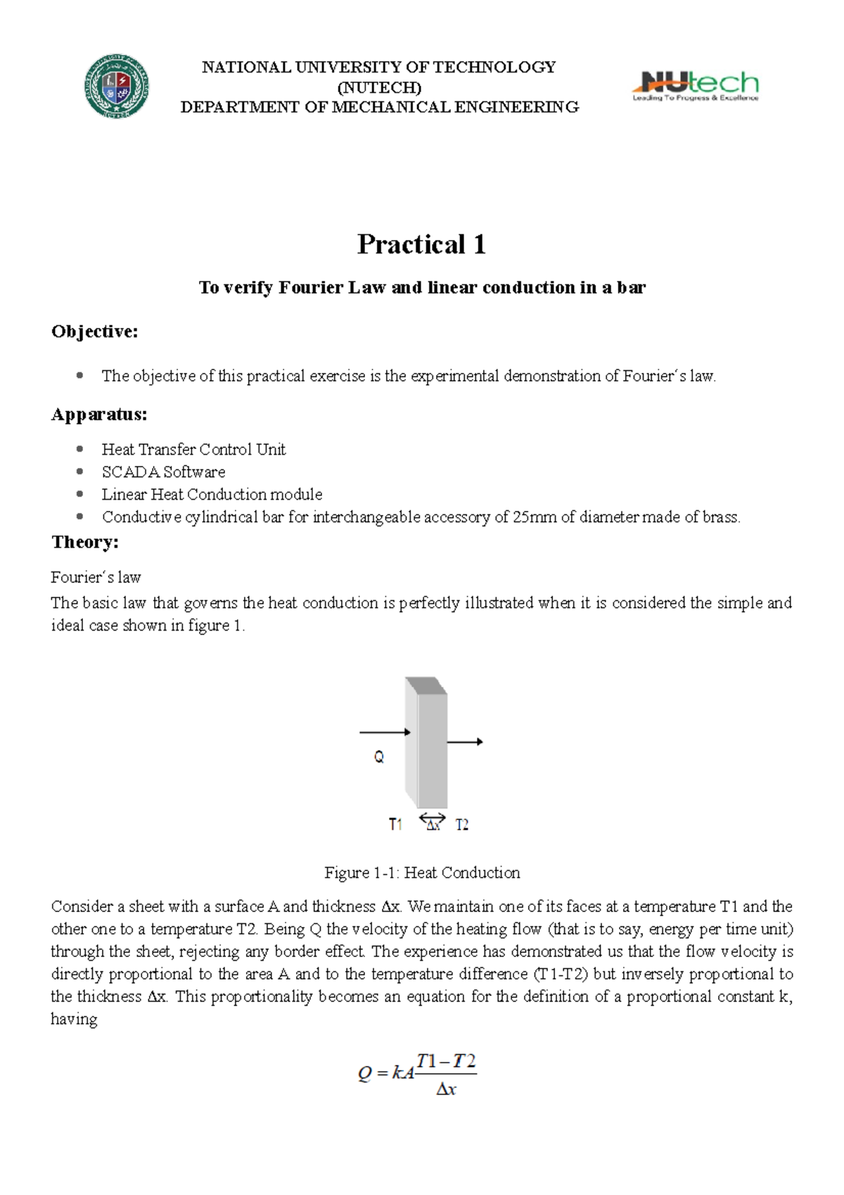 Practical-01 complete - NATIONAL UNIVERSITY OF TECHNOLOGY (NUTECH ...