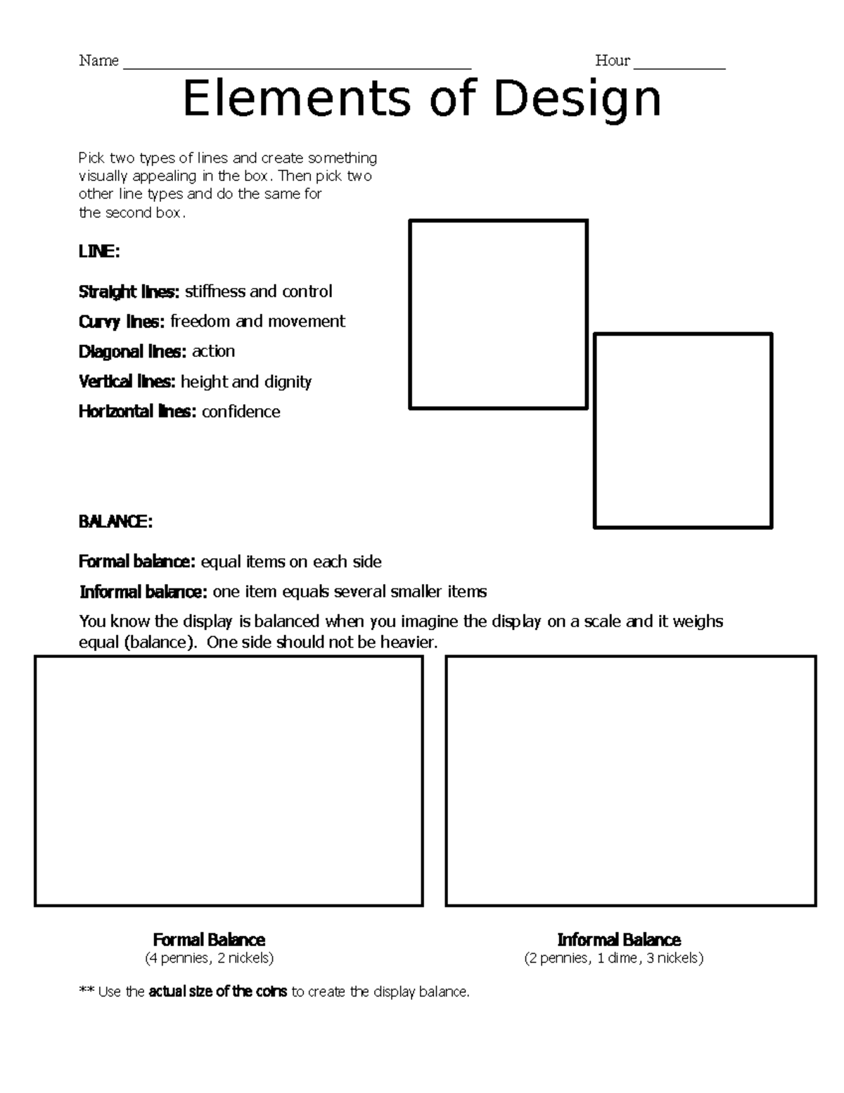 VM-Elements of Design - Project - Name ...