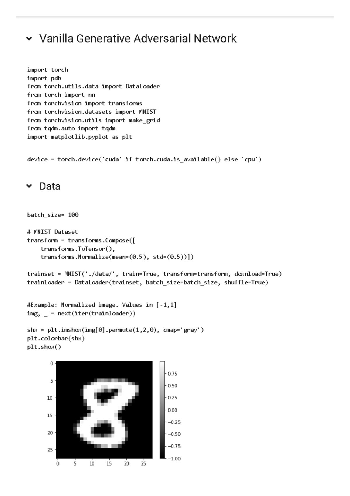 Vanilla Gan Nananana Vanilla Generative Adversarial Network Import Torch Import Pdb From