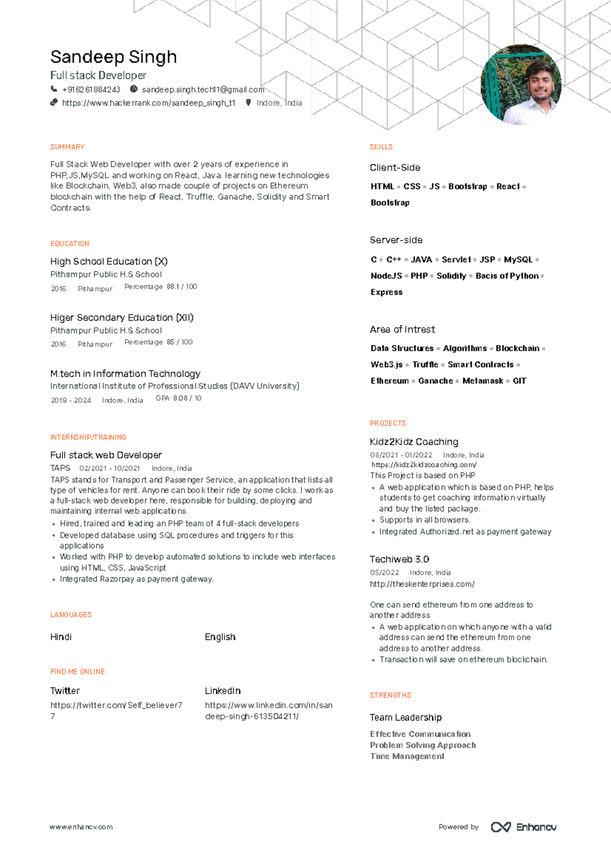 Sandeep Singh Resume - fsdZXsdxfcgvbh - 2016 / 2016 / 2019 - 2024 ...