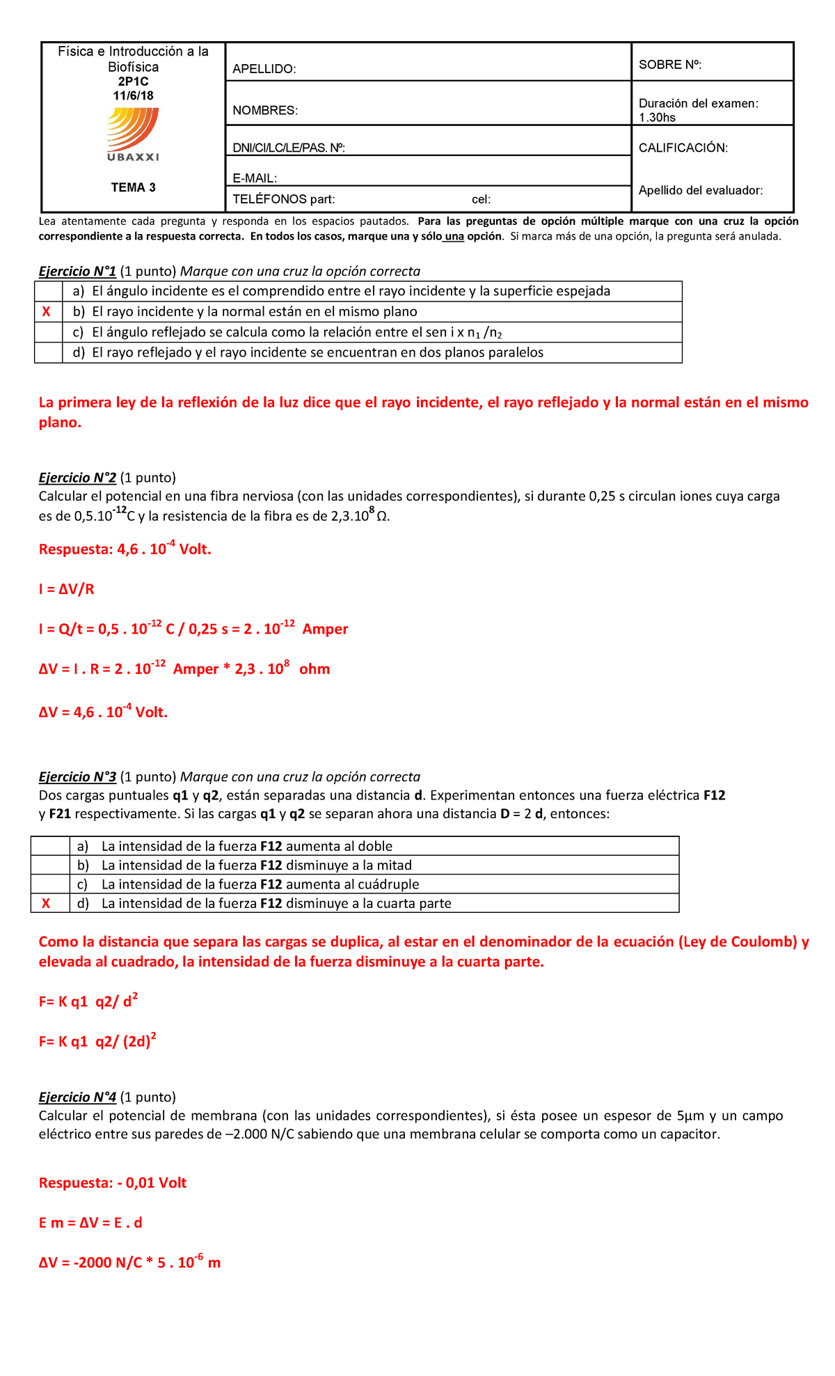 2018, preguntas y respuestas - e a la 2P1C TEMA 3 APELLIDO: SOBRE ...