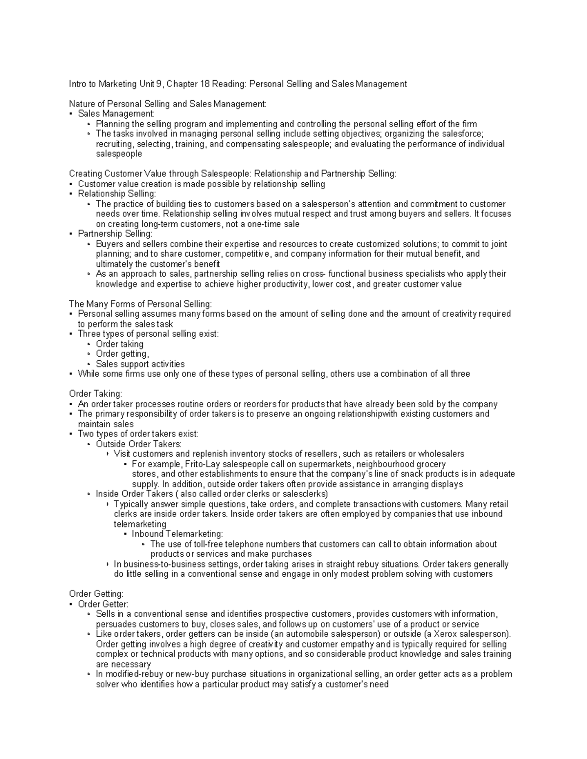 Intro to Marketing: Unit 9, chapter 18 reading Nov 6, 2020 - Intro to ...