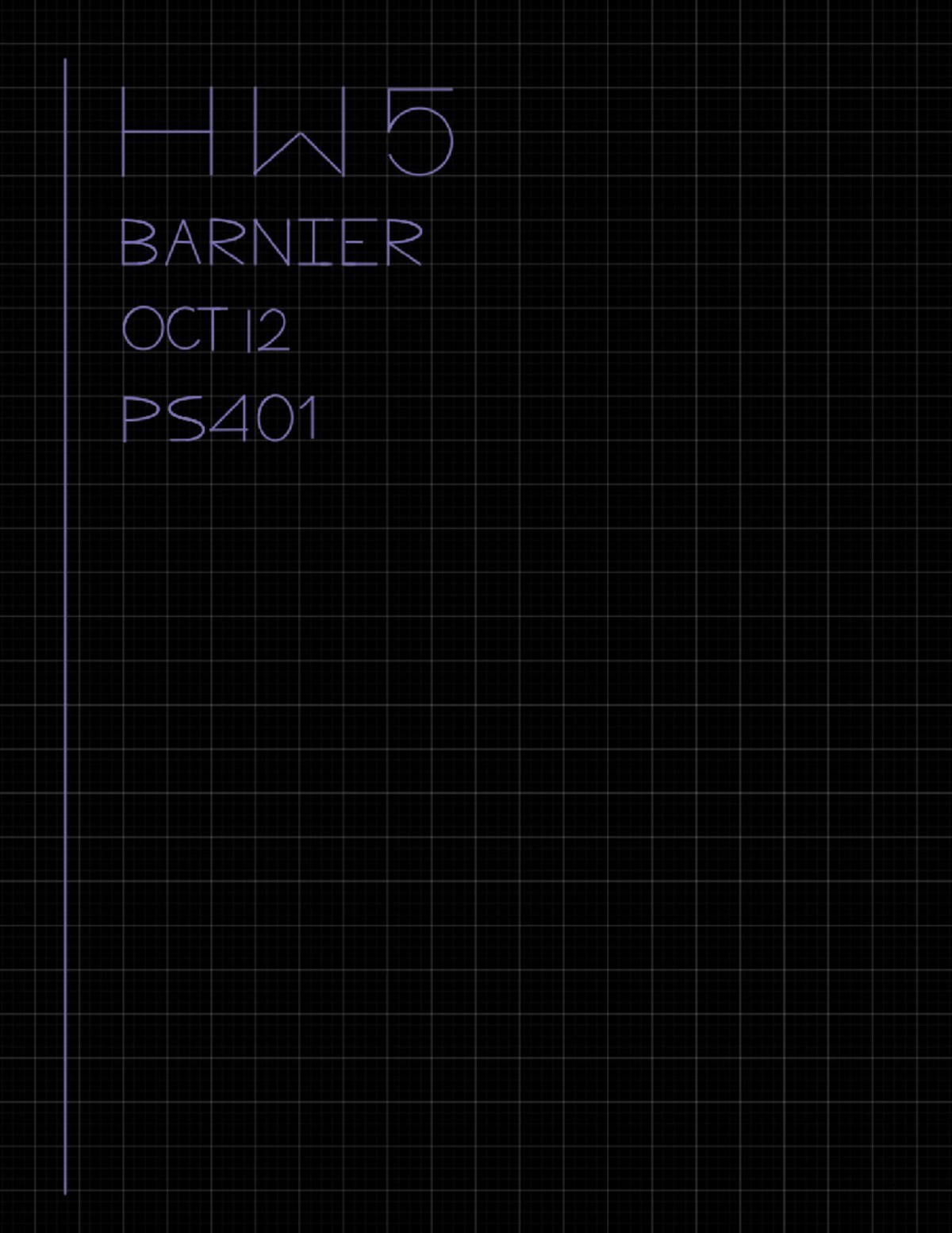 Ps401-barnier-hw5 - Hw5 - PS401 - Studocu