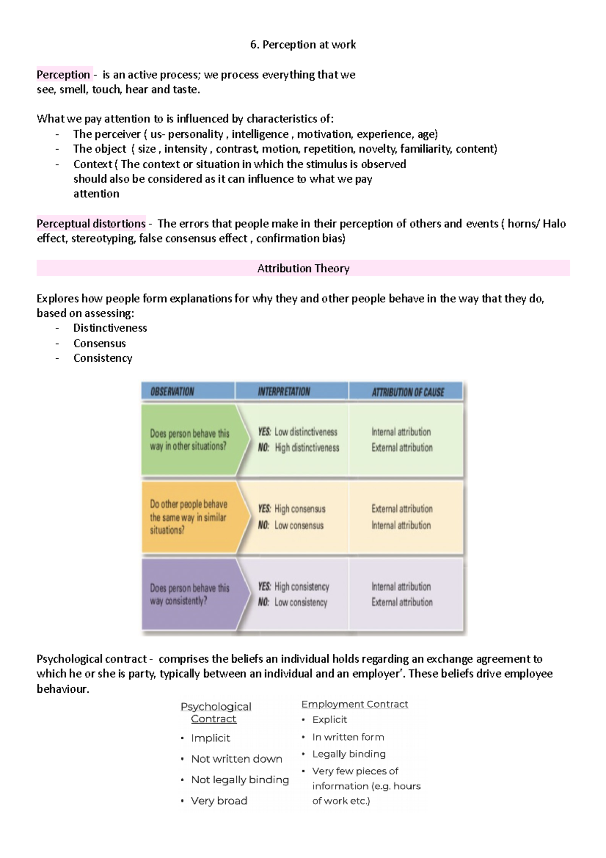 6 Perception at work - Lecture 6 - Perception at work Perception - is ...