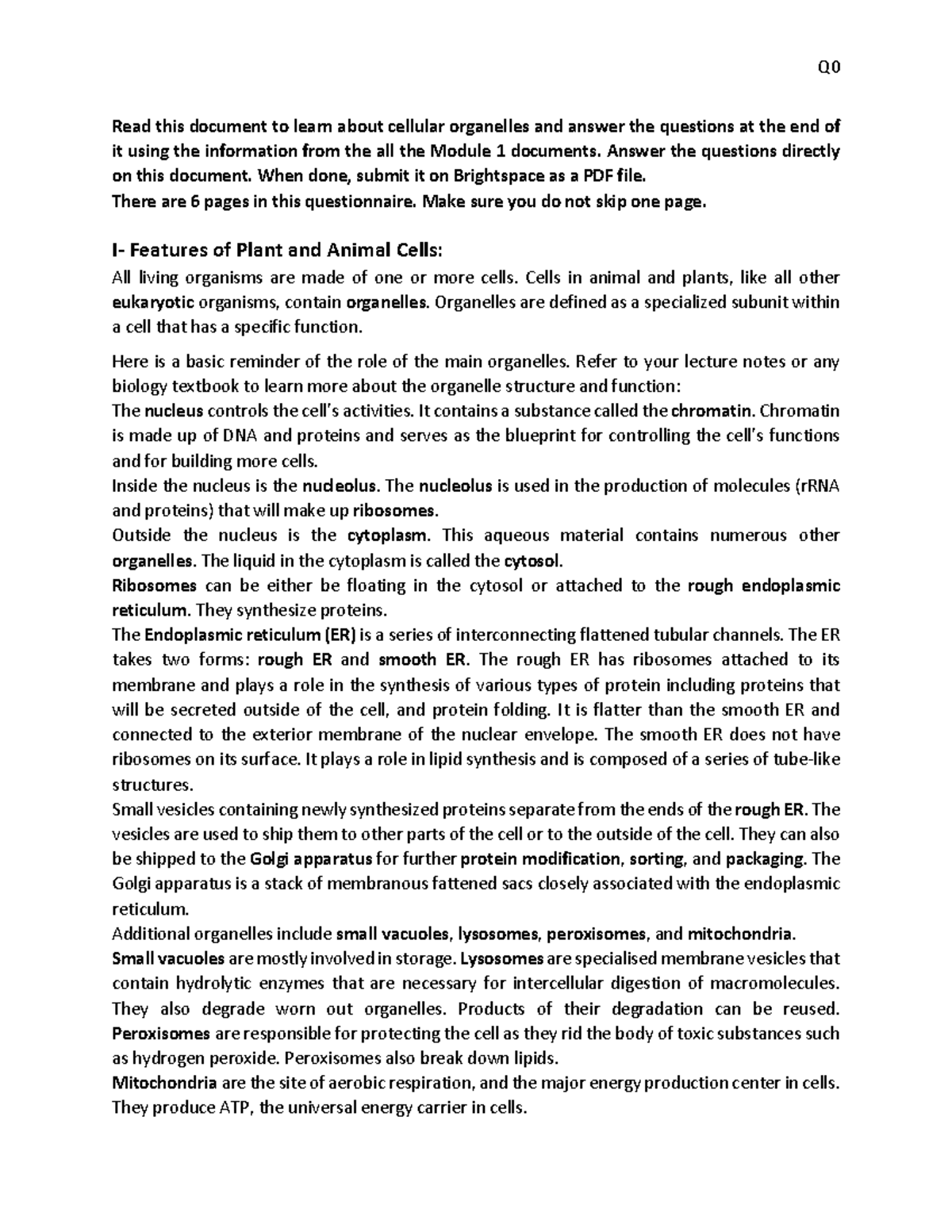 Module 1 laboratory_Cell Biology - Read this document to learn about ...