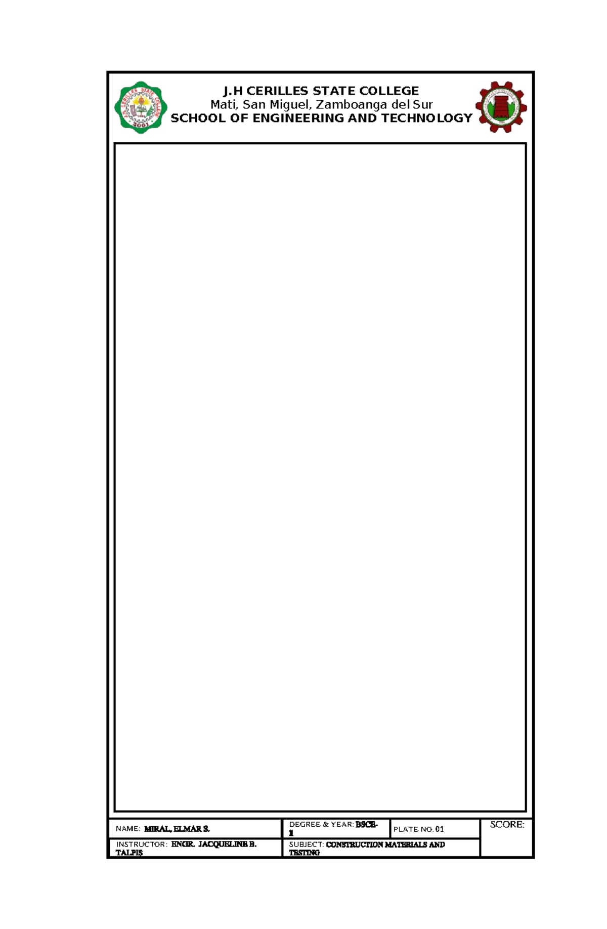 Final Plate Template 2 - Reinforced Concrete - INSTRUCTOR: ENGR ...