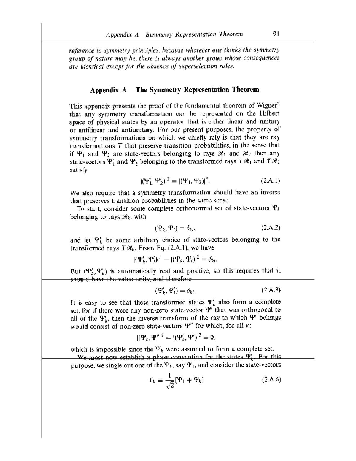 Invariancia galileana - Appendix A Symrne try Rcpresentat ion Theorem 9 1 reference to symmetry ...