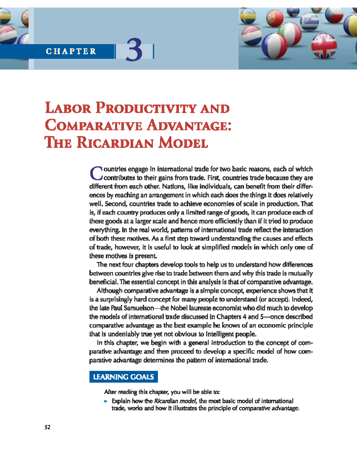 2.1 Ch-3 Richardian Model - LABOR PRODUCTIVITY AND COMPARATIVE ...