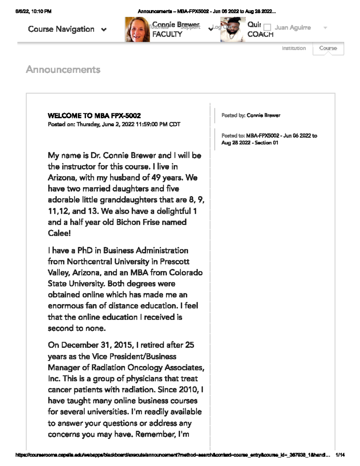 Syllabus - MBA-FPX5002 - Studocu