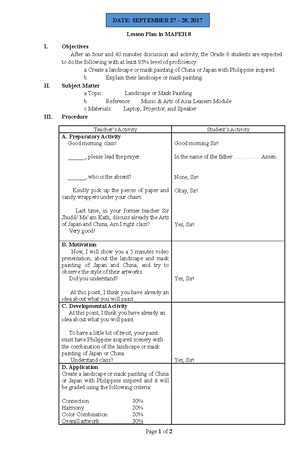 Lesson-plan- Filipino 10, Q1-W1 - FILIPINO 10 WEEK 1 Inihanda Ni ...