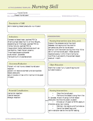 Medication restricted - ACTIVE LEARNING TEMPLATES Medication STUDENT ...