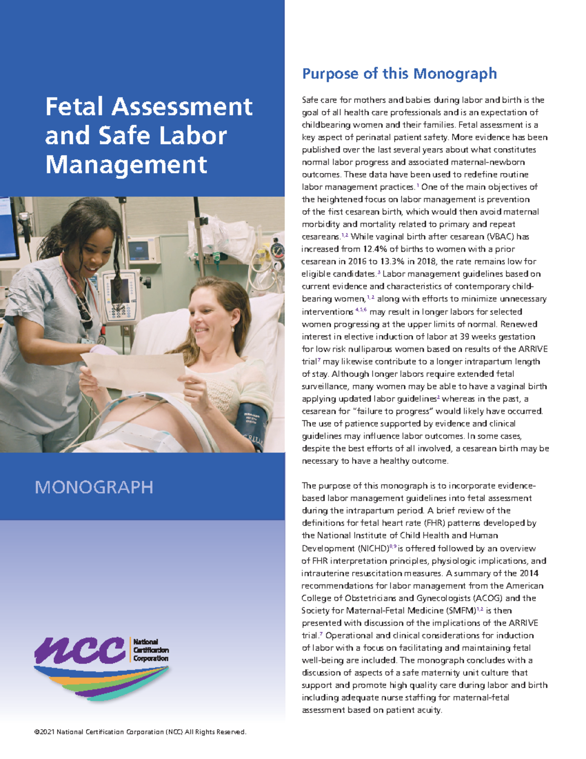 2021 ncc monographfinal 3-16-21 - Fetal Assessment and Safe Labor ...