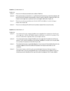 IAS 38 Questions - For exam practice - 1 - Which of the following is an ...