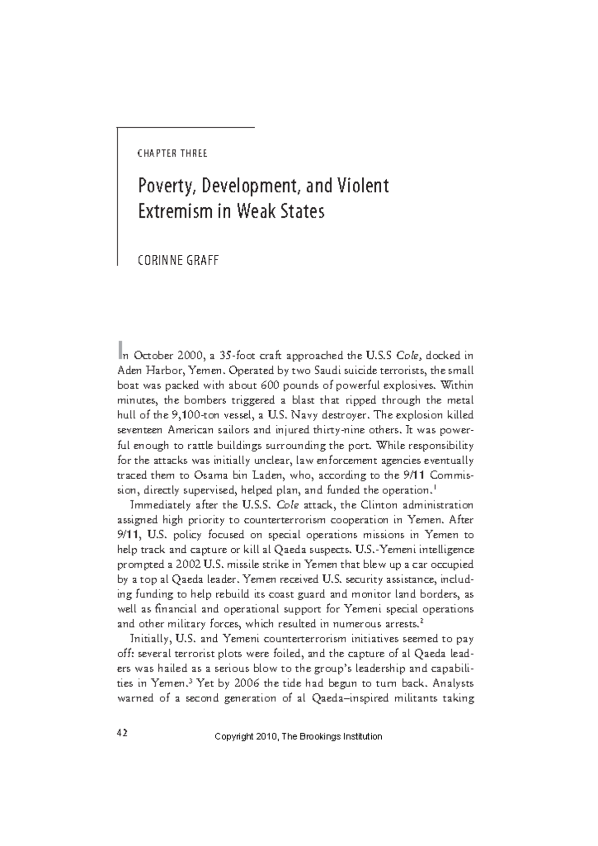 2010 confronting poverty - 4 2 C H A P T E R T H R E E Poverty ...