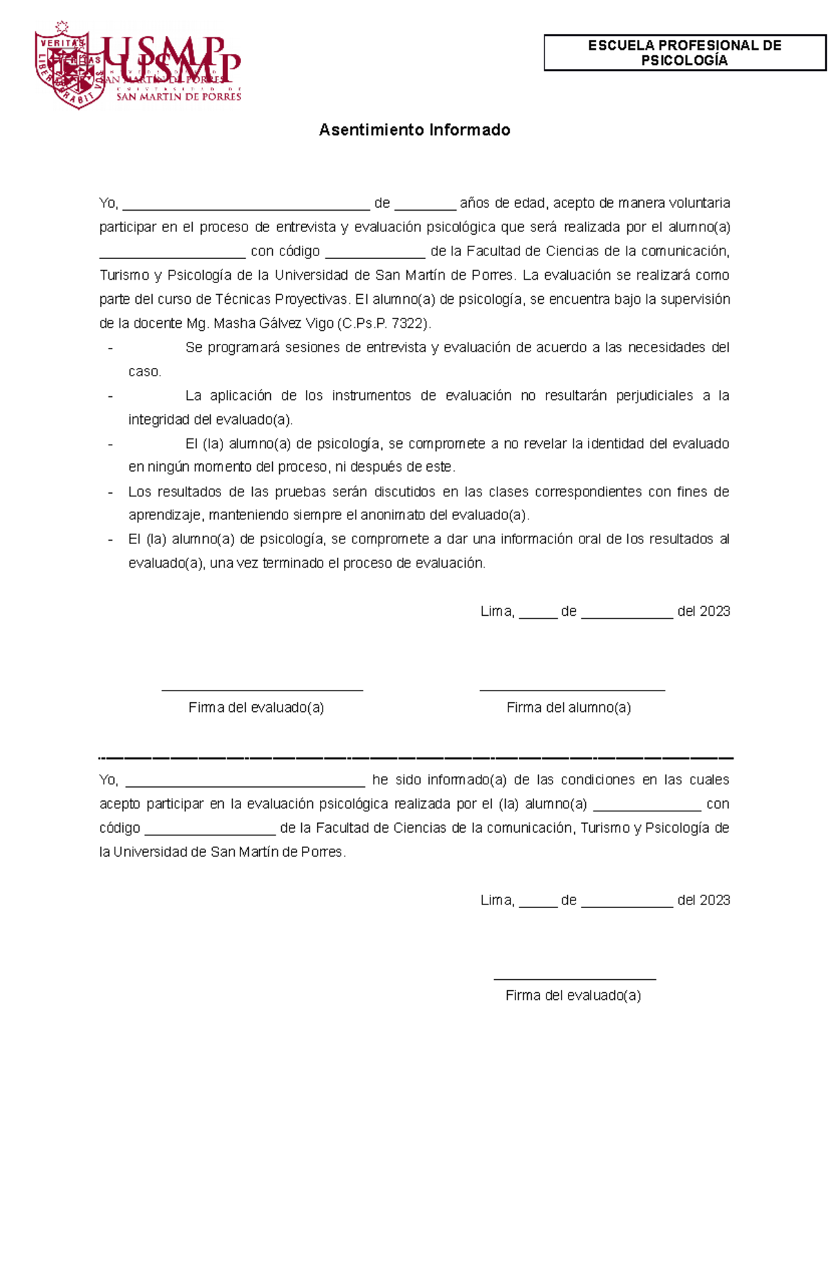 Modelos-Consentimiento Informado - Asentimiento Informado Yo