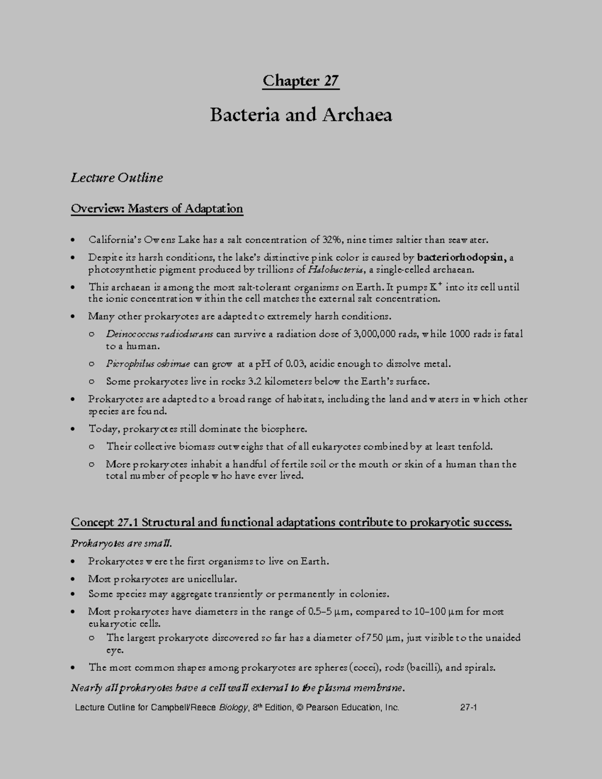 Archaea Bacteria