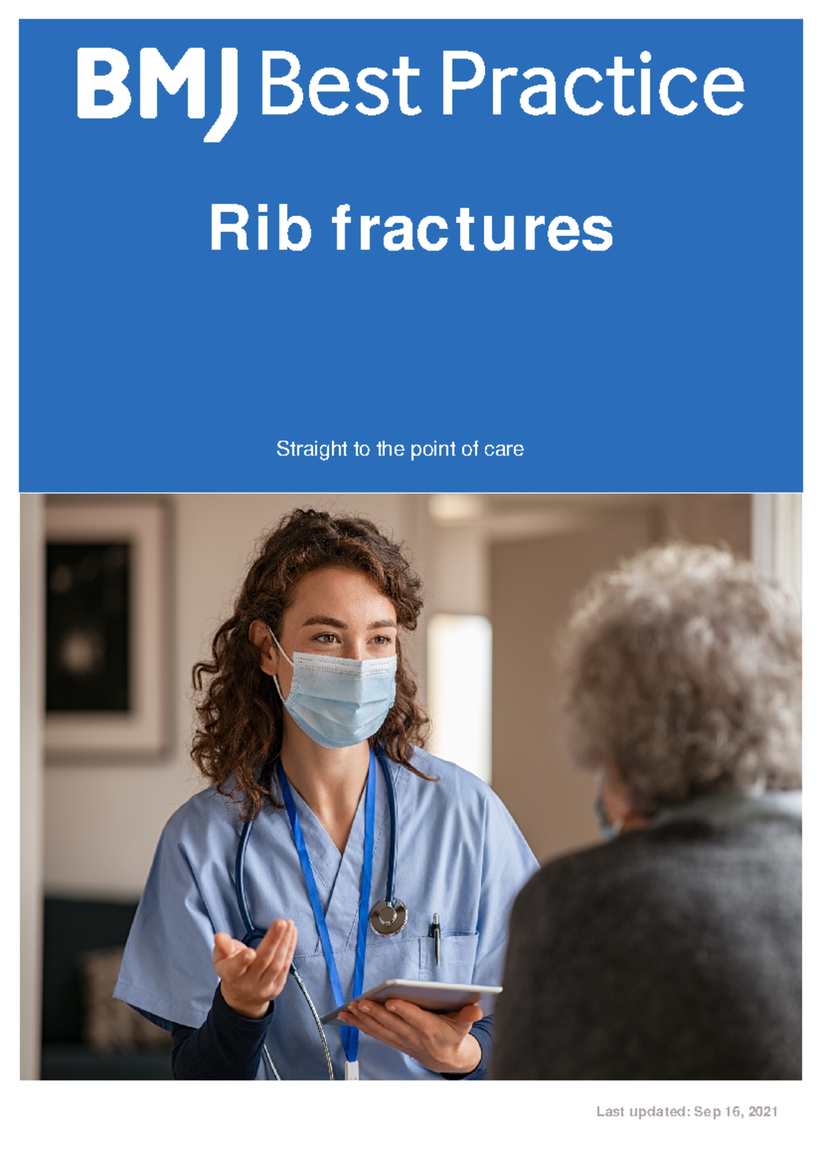 Rib fractures - Fracturas costales - Rib fractures Straight to the ...