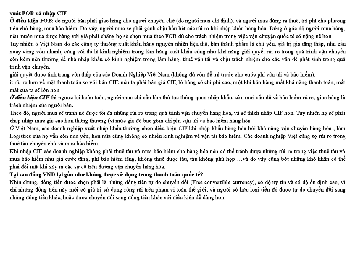 Ghi - Theo URC 522 của ICC chứng từ nào dưới đây là chứng từ tài chính ...