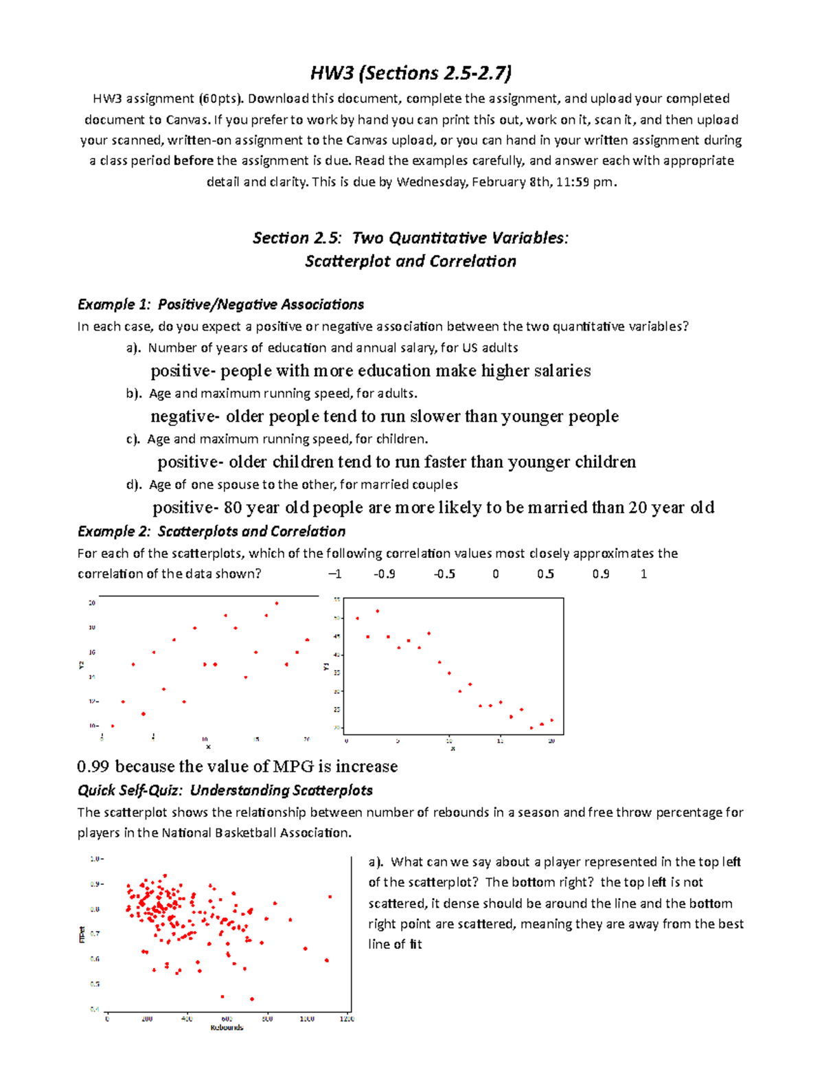 HW3 - assignment - HW3 (Sections 2.5-2) HW3 assignment (60pts). Download this document, complete ...