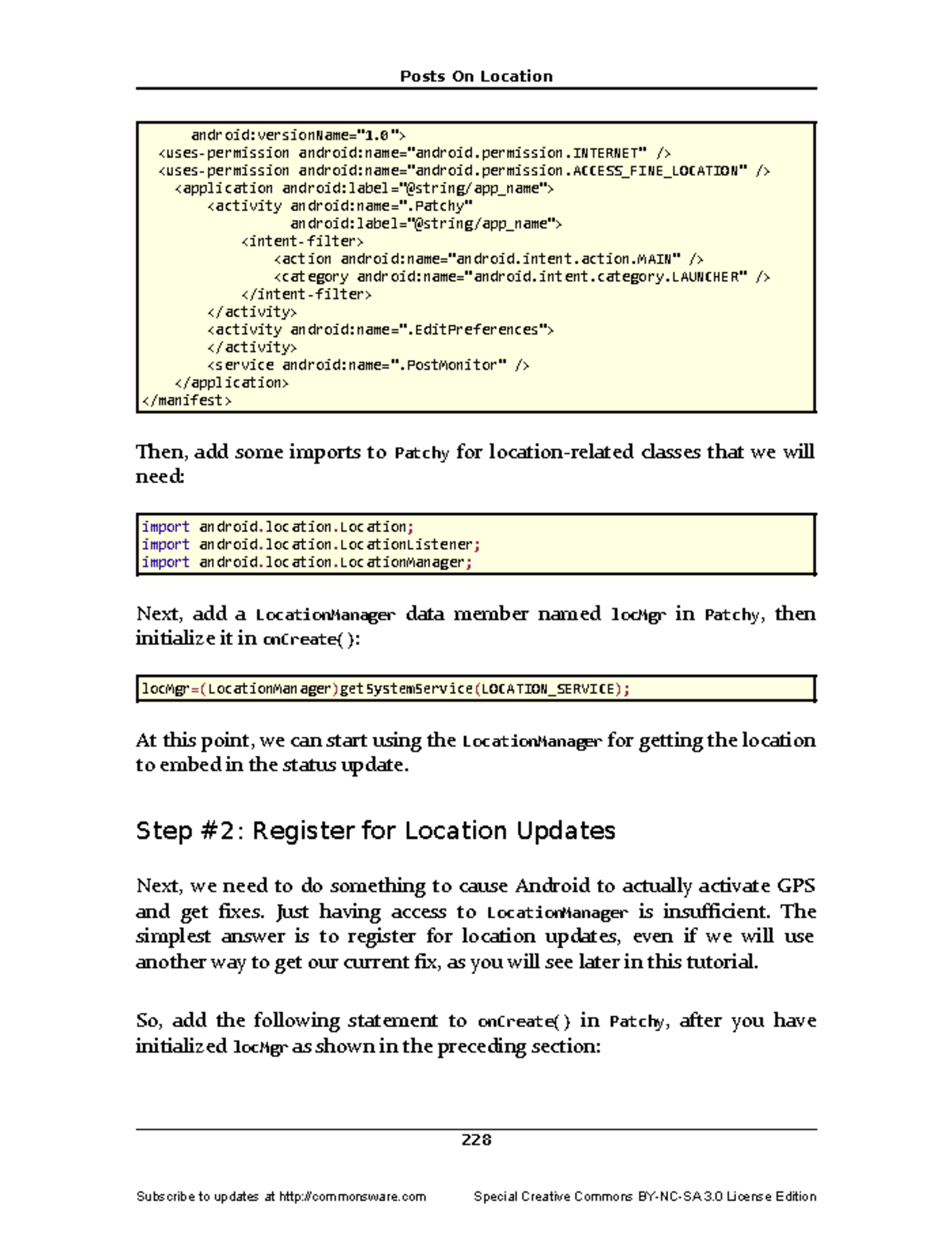 Android Tutorials (27) - Posts On Location android:versionName="1"> Then, add some - Studocu