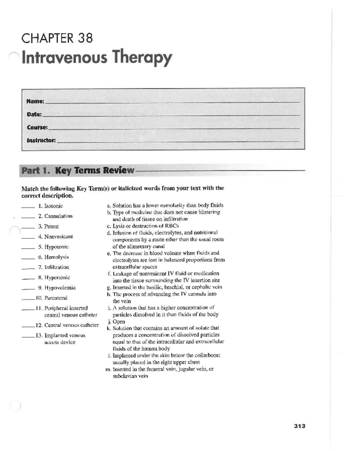 Fundamentals Ch 38 Study Guide - Studocu