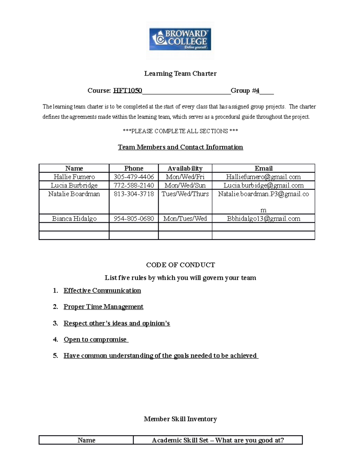 NEW LT Charter 2020 - This is the correct format that the professor had ...