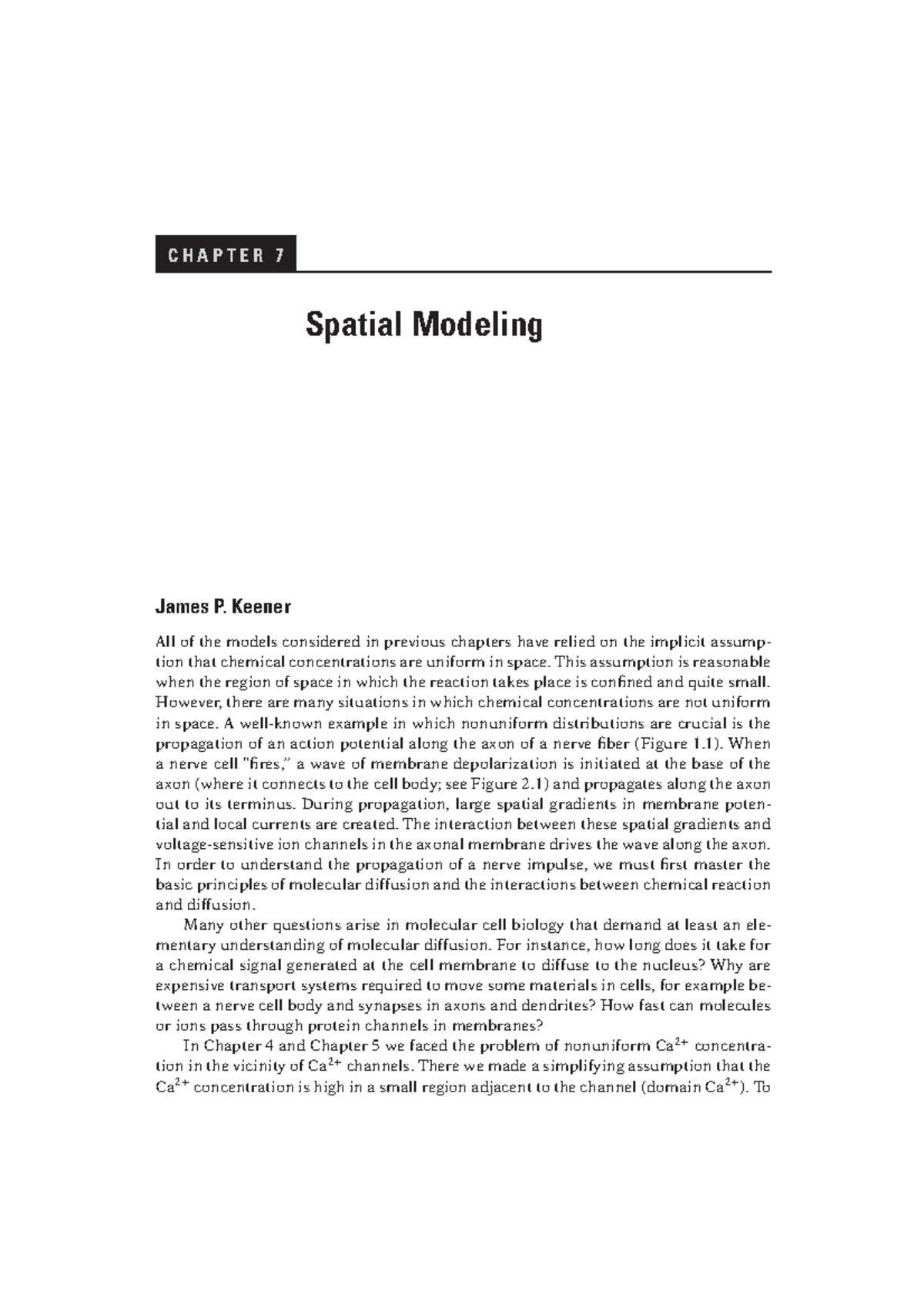 Lecture Notes Spatial Modeling Chapter 7 Spatial Modeling James P